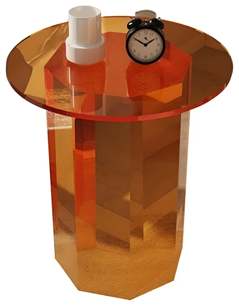 Red/Brown/White Nordic Acryl Coffee Table For Bedside And Office ...