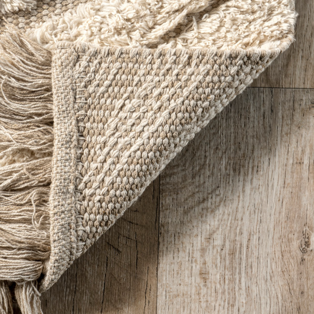 Arvin Olano x RugsUSA Riley Textured Shag Rug, 2'x8' - Contemporary ...