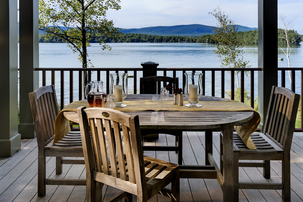 Lake House - Traditional - Deck - New York - by Crisp Architects