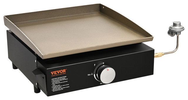 VEVOR Countertop Commercial Gas Griddle Flat Top Grill Hot Plate ...