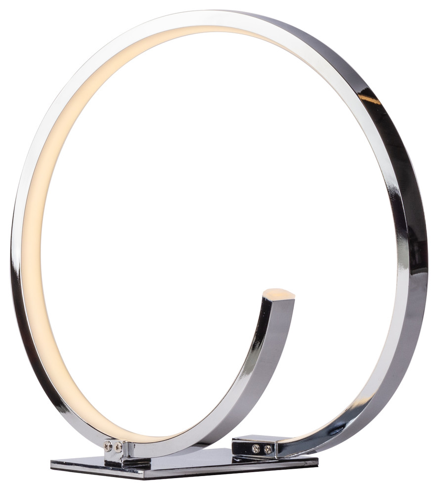 Circular Design Round Integrated LED Table Lamp - Modern - Table Lamps ...