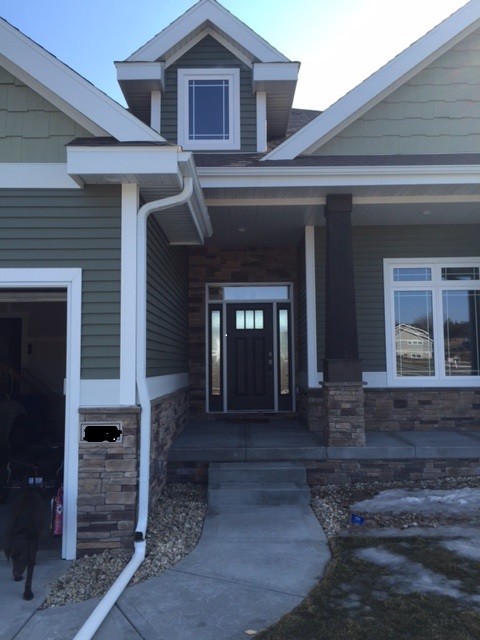 Help! my front door is 4 inches off from being centered.