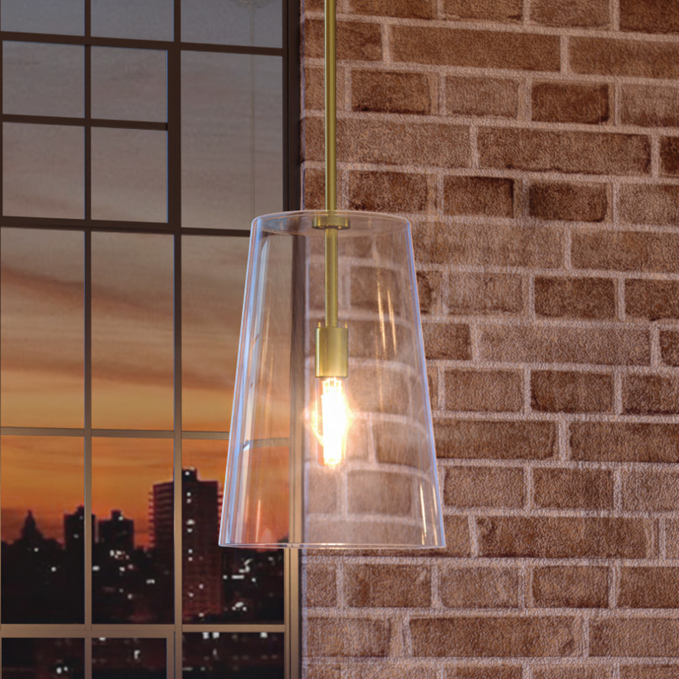 Luxury Colonial Pendant Light, Satin Gold, UHP3071 - Transitional ...