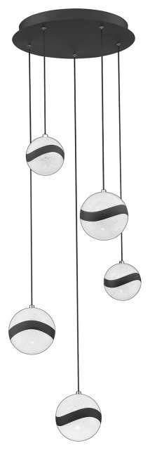 Mystyke 5 Light LED Pan - Contemporary - Pendant Lighting - by Kendal ...