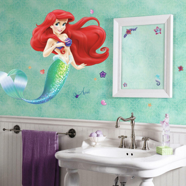 Disney The Little Mermaid Giant Decal - Beach Style - Kids Wall Decor ...