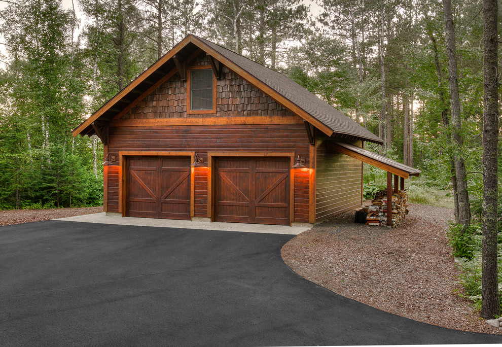 Wynne Lake 1 - Rustic - Garage - Minneapolis - by Lands End Development ...