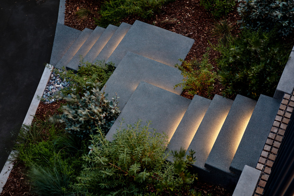 modern front porch in san anselmo - Modern - Landscape - San Francisco ...
