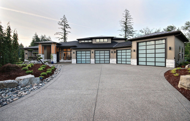 PK17 - Modern Multi-Level Home - Modern - House Exterior - Portland ...