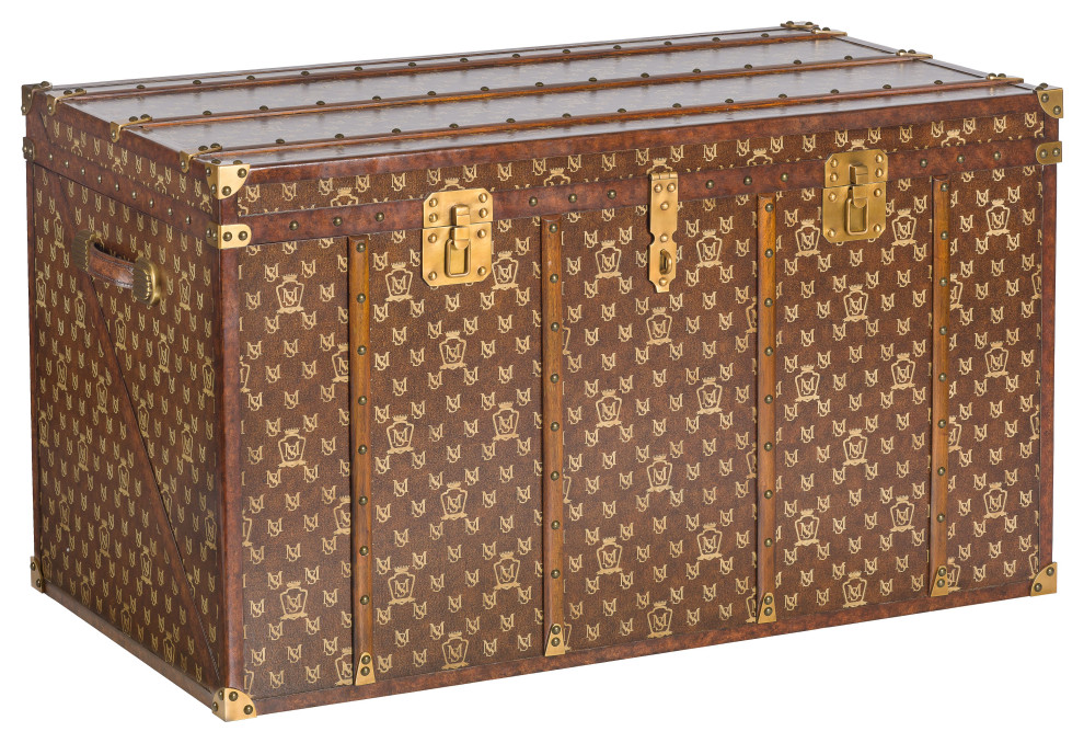 Louis Trunk - Transitional - Decorative Trunks - by Maitland-Smith | Houzz