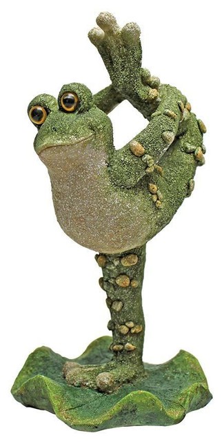 Dancing Frog Statue - Contemporary - Decorative Objects And Figurines ...