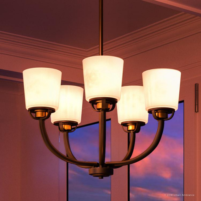 Luxury Transitional Chandelier, 25, Olde Bronze Finish - Transitional ...