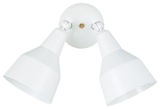Outdoor Swivel Light-White Finish-Incandescent Lamping Type - Outdoor ...