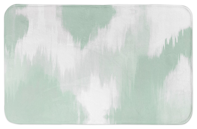 Green Splotches 21x34 Bath Mat, 21x34 - Contemporary - Bath Mats - by ...