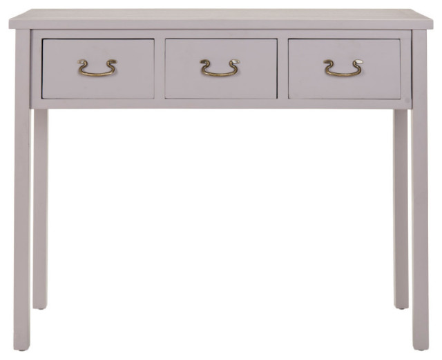 Lou Console With Storage Drawers, Gray - Modern - Console Tables - by ...