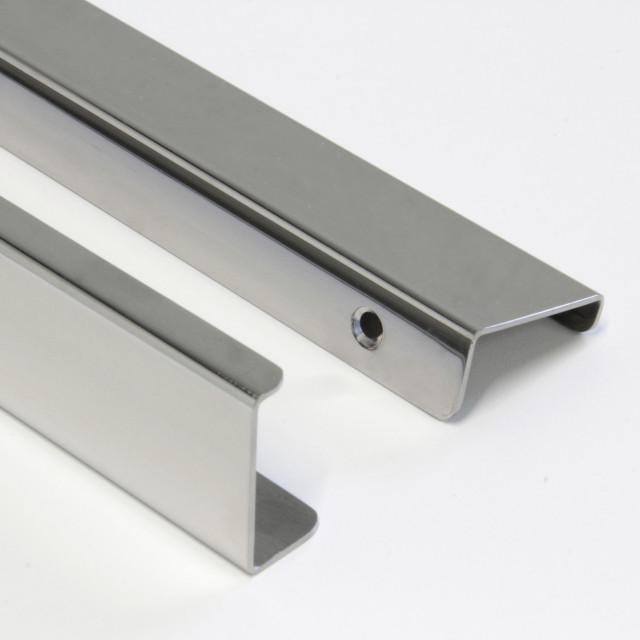 RCH Modern Stainless Steel Finger Edge Pull, Various Finishes (10 Pack ...