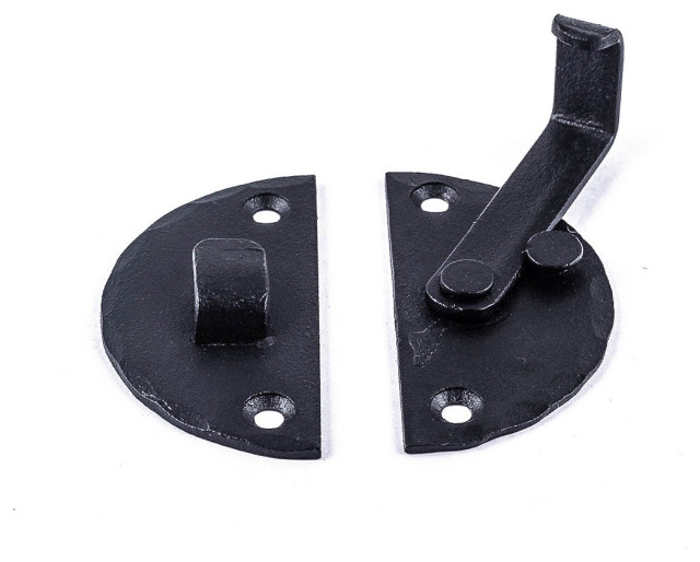 Wrought Iron Cabinet or Door Circular Latch Catch 2 7/8" Renovators ...