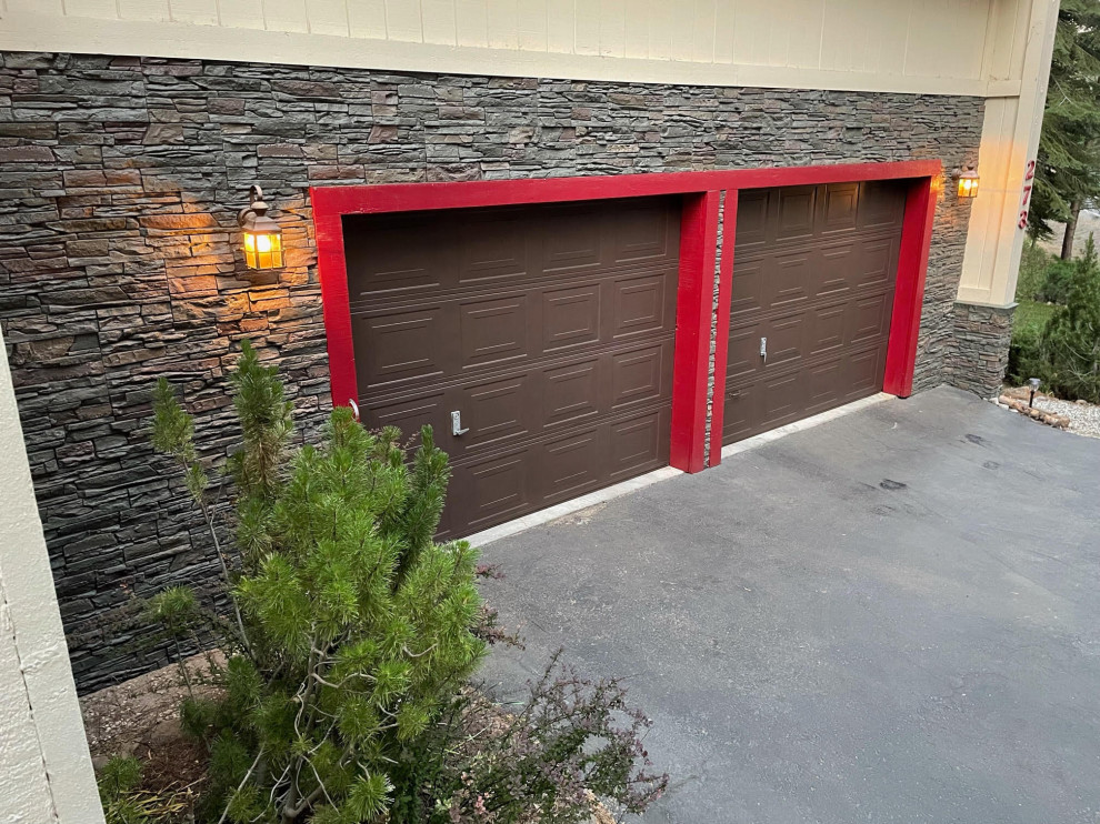 Keystone Stacked Stone DIY Garage Siding and Wainscoting - Garage ...