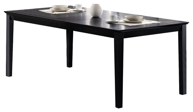 Coaster Louise Dining Table in Black - Transitional - Dining Tables ...