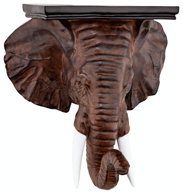 Elephant Wall Shelf Sconce - Contemporary - Wall Sconces - by Design ...