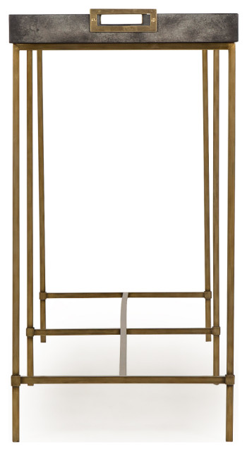 Charcoal Tray Top Console Table | Andrew Martin Edith - Contemporary ...