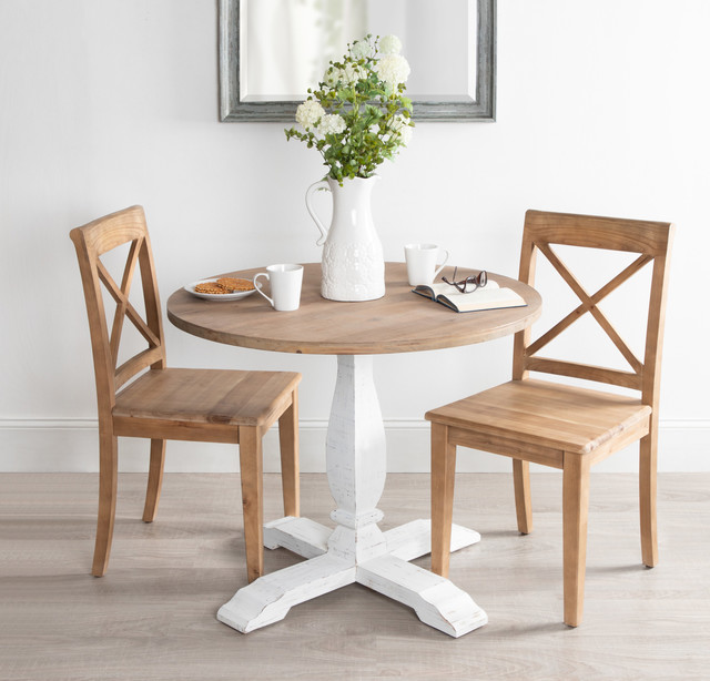 Bellmead Round Dining Table, 36x36x30 - Farmhouse - Dining Tables - by ...