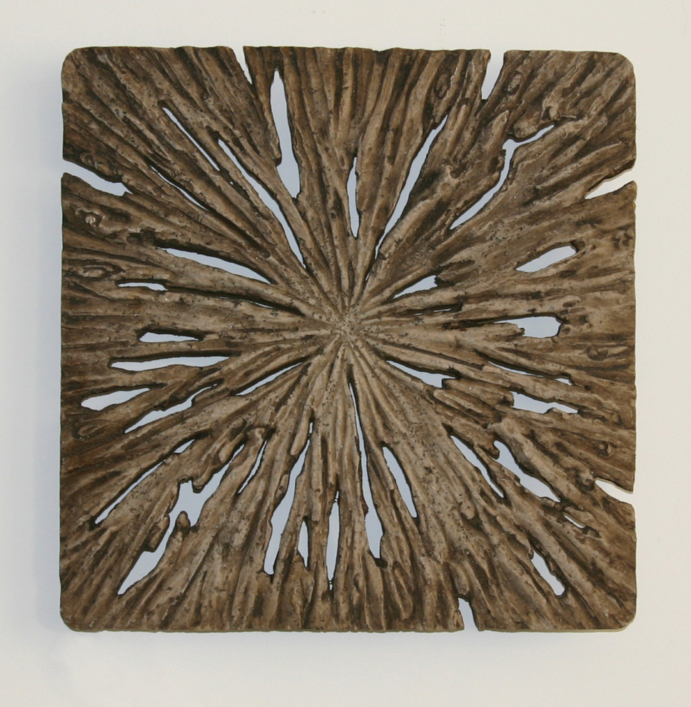 Wooden Square Wall Decor - Contemporary - Wall Accents - by Ami ...