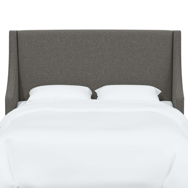 Fully Upholstered Wingback Headboard, Twin - Transitional - Headboards ...
