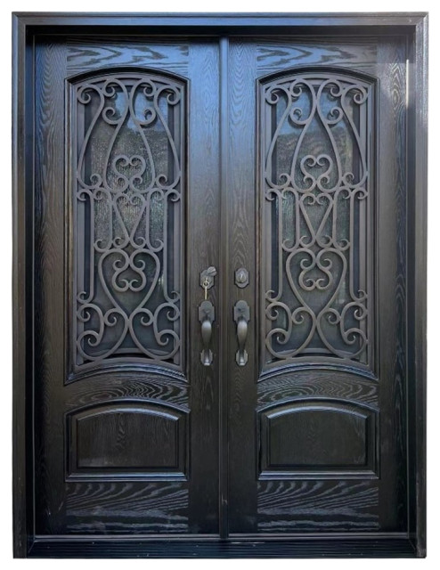 KaMic 60 x 80" In Swing Left-Hand Polyurethane Exterior Door in ...