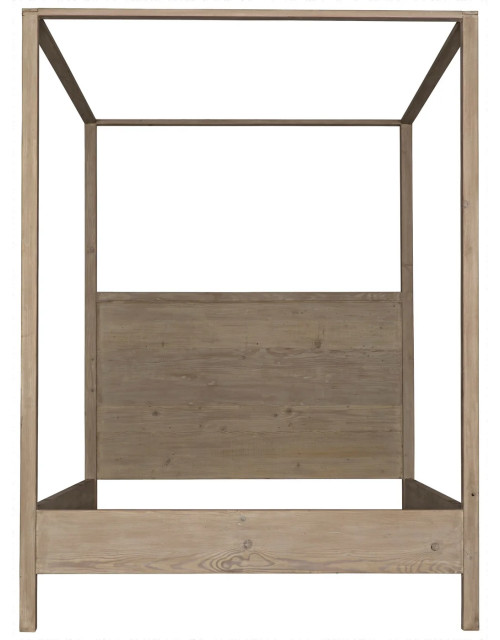 CFC Furniture Reclaimed Lumber Soledad 4-Poster Bed, Queen ...