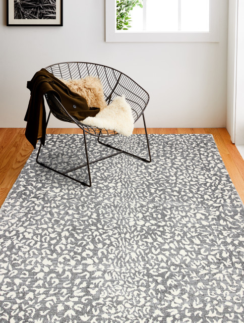 Bashian Xariah Area Rug Gray, 3'6"x5'6" - Contemporary - Area Rugs - by ...