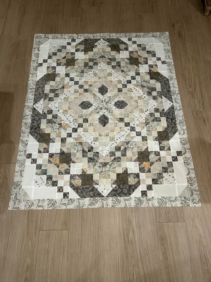 My most complicated quilt top is finished