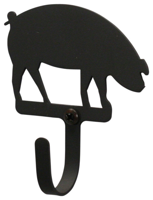 Pig Wall Hook, Extra Small, Extra Small - Farmhouse - Wall Hooks - by ...