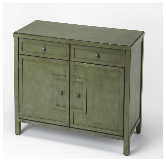 Imperial Green Console Cabinet - Farmhouse - Storage Cabinets - by ...