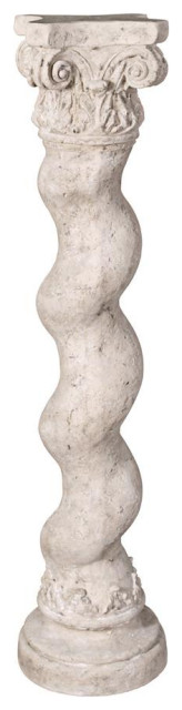 Design Toscano Capitoline Barley Twist Column - Traditional - Garden ...