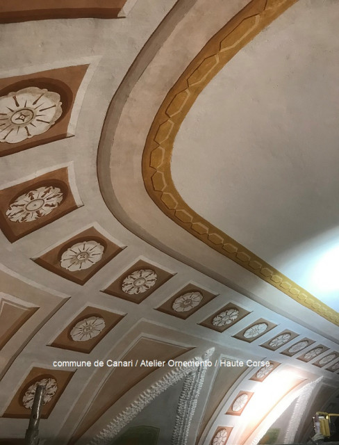 Décor Peint de la voûte en bas - relief - Corse - par Barazandeh ...
