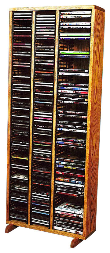Cd+Dvd Storage Cabinet - Transitional - Media Racks And Towers - by ...