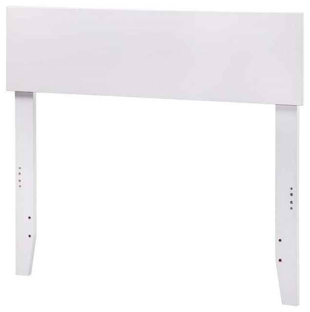 Leo & Lacey Modern Solid Wood Twin Panel Headboard with USB Charger in ...