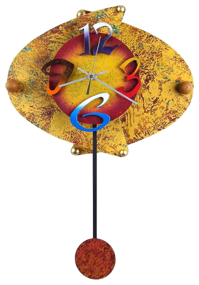 Crescent 3 Wall Clock - Contemporary - Wall Clocks - by david scherer ...