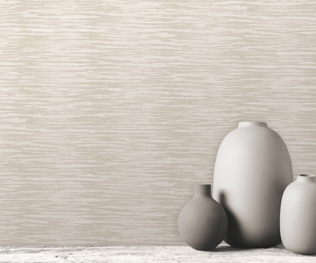 Morrum Neutral Abstract Texture Wallpaper, Sample - Contemporary ...