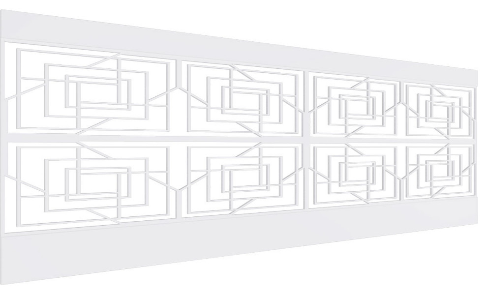 32"Hx94 1/2"W Norwood PVC Wainscot Paneling Kit, 32"H - Wall Panels ...