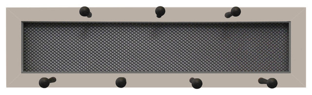 7-Peg Mug Rack by Millwork Engineering, Sand Frame - Farmhouse - Mugs ...