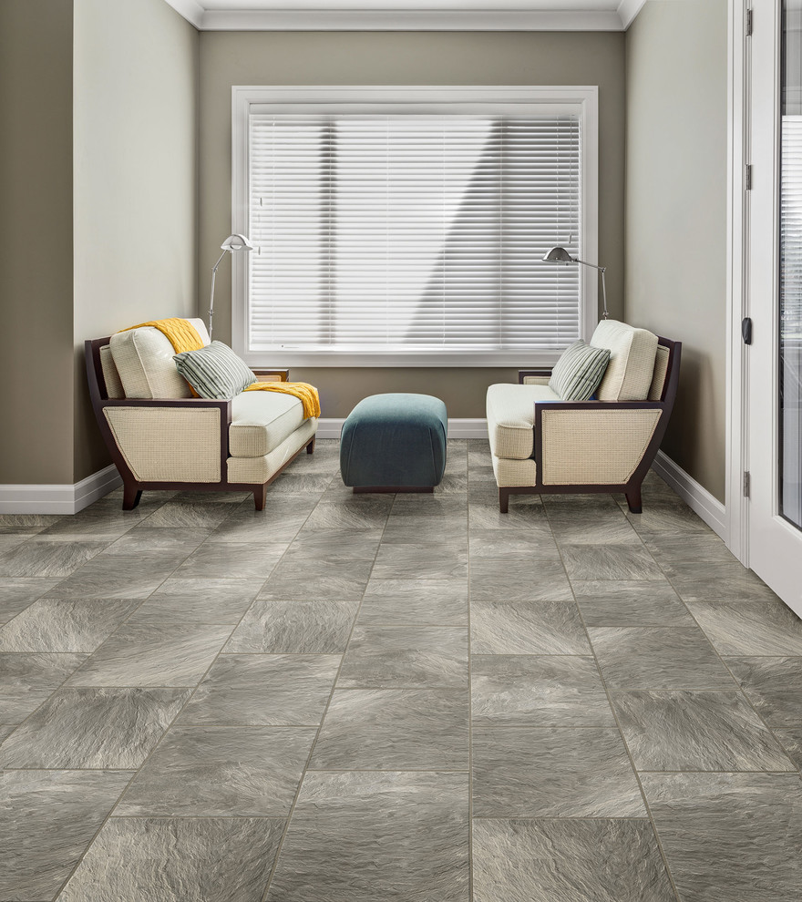 Congoleum DuraCeramic - Luxury Vinyl Flooring - Family Room - Grand ...