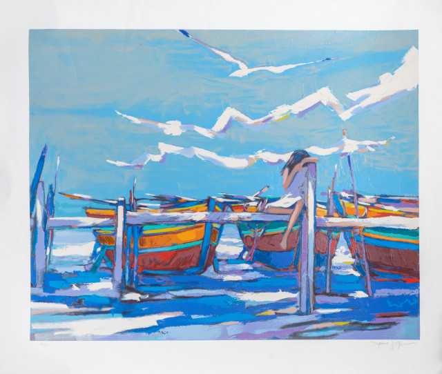 Daniella, James Groody, 8.25x3 - Beach Style - Fine Art Prints - by ...