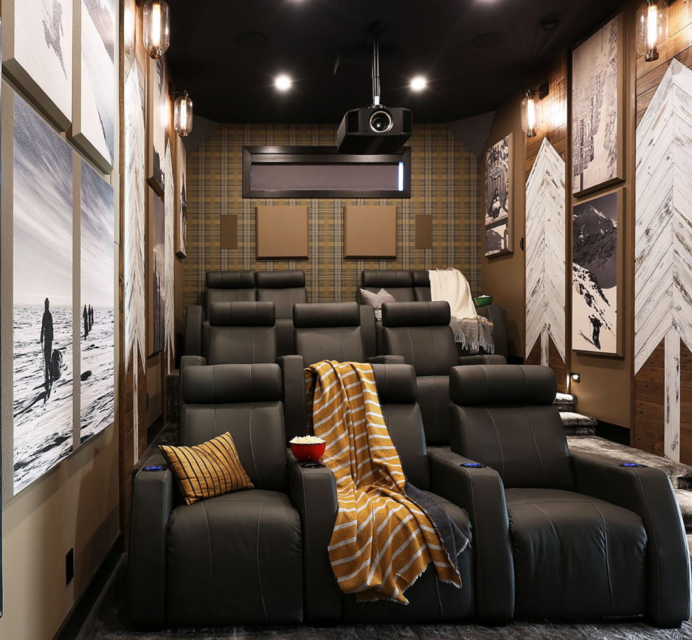 Home Theater - Rustic - Home Theater - Dallas - by Jaymar Furniture | Houzz