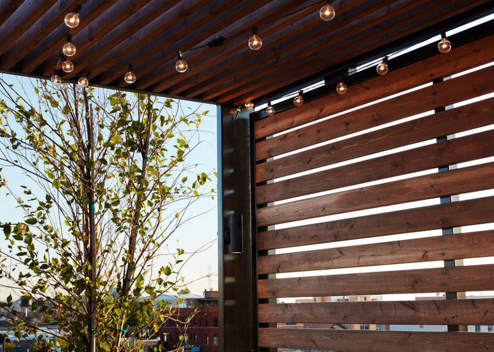 West Town Contemporary Rooftop Patio & Lounge - Modern - Deck - Chicago ...