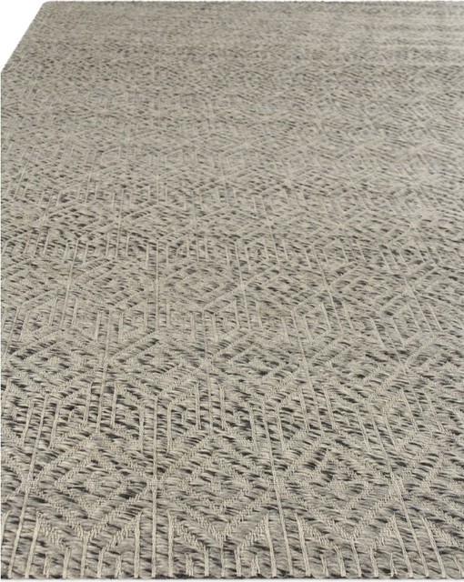 Exquisite Rugs, Woven Earth, Silver, 10'x14' - Contemporary - Area Rugs ...