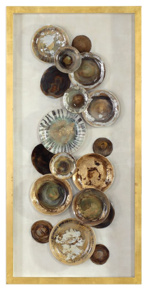 Uttermost Myla Antique Plate Shadow Box - Contemporary - Wall Accents ...