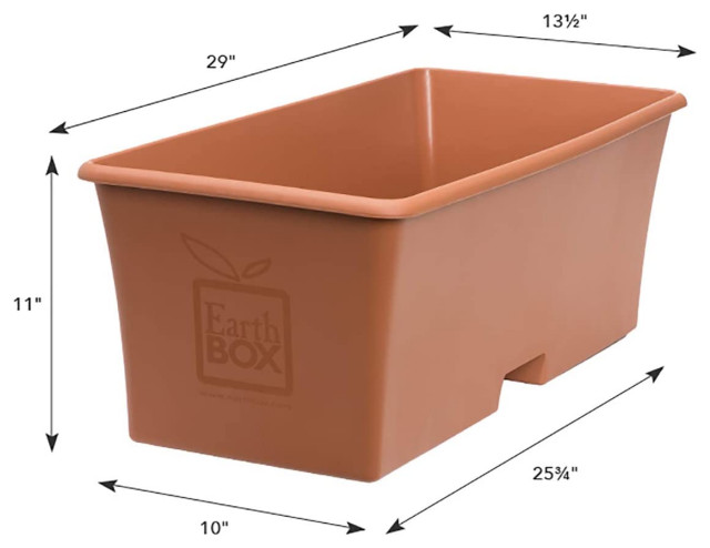 Novelty (#80105) EarthBox In/Outdoor Planter Garden Kit - Terra Cotta ...