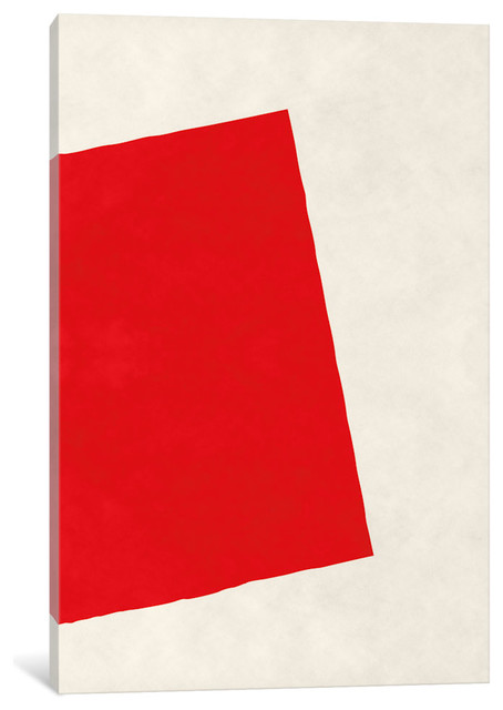 "Modern Art - Red Square (After Albers)" by 5by5collective, 12x8x0.75 ...