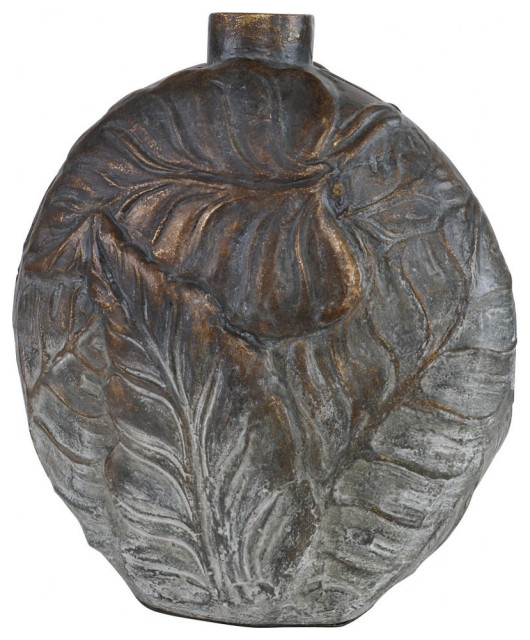 Palm Paradise - Vase-18 Inches Tall and 16.5 Inches Wide - Decor ...